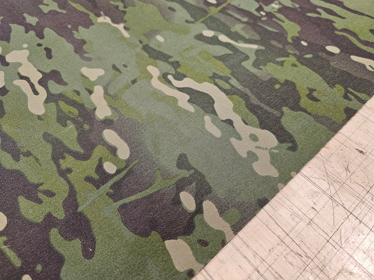 Laminate Cordura Nylon Fabric 500D/100D Multicam Tropic / Ranger Green ...