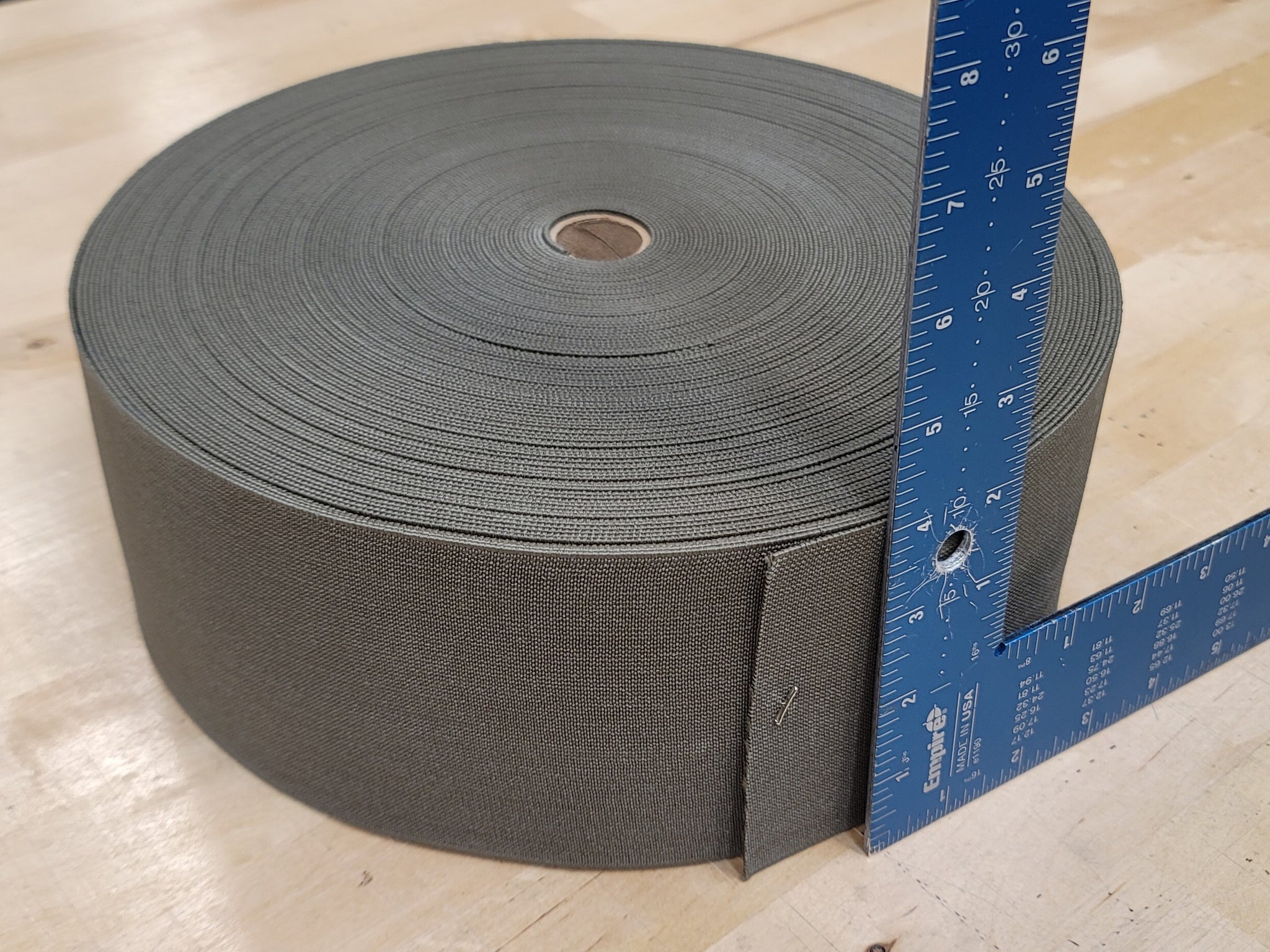 50 yd Roll- Milspec Ranger Green Elastic Webbing 4" inch MIL-W-5664 – A ...